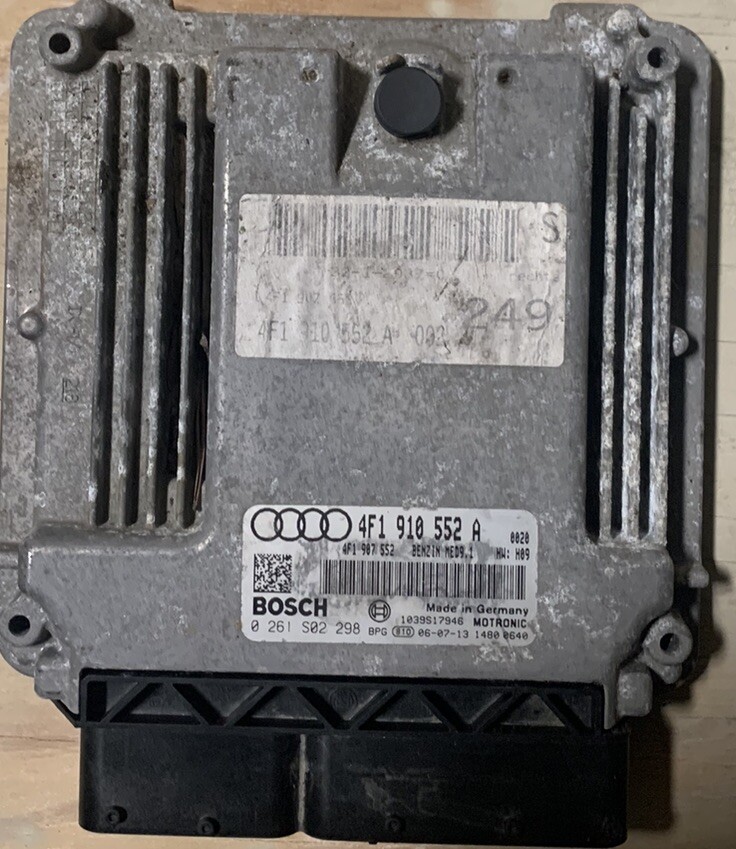 2007-2008 AUDI S6 C6 5.2L V10 ECU ECM PCM ENGINE CONTROL MODULE 4F1 910 ...