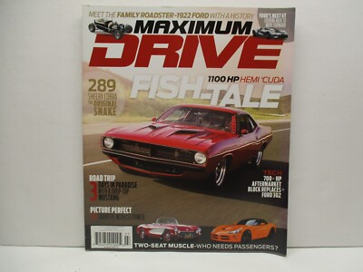 July 2015 Maximum Drive Magazine Car Parts Race Dodge Ford Vintage Hemi ...