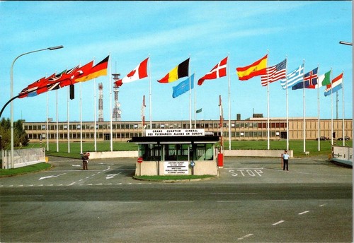 Casteau, Belgium SHAPE~Supreme HQ Allied Powers Europe NATO Bldg 4X6 ...