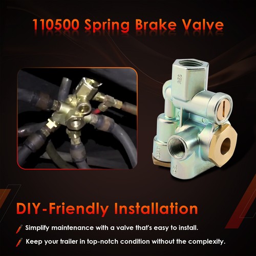 Trailer Spring Parking Brake Control Valve Replaces Sealco 110500 ...