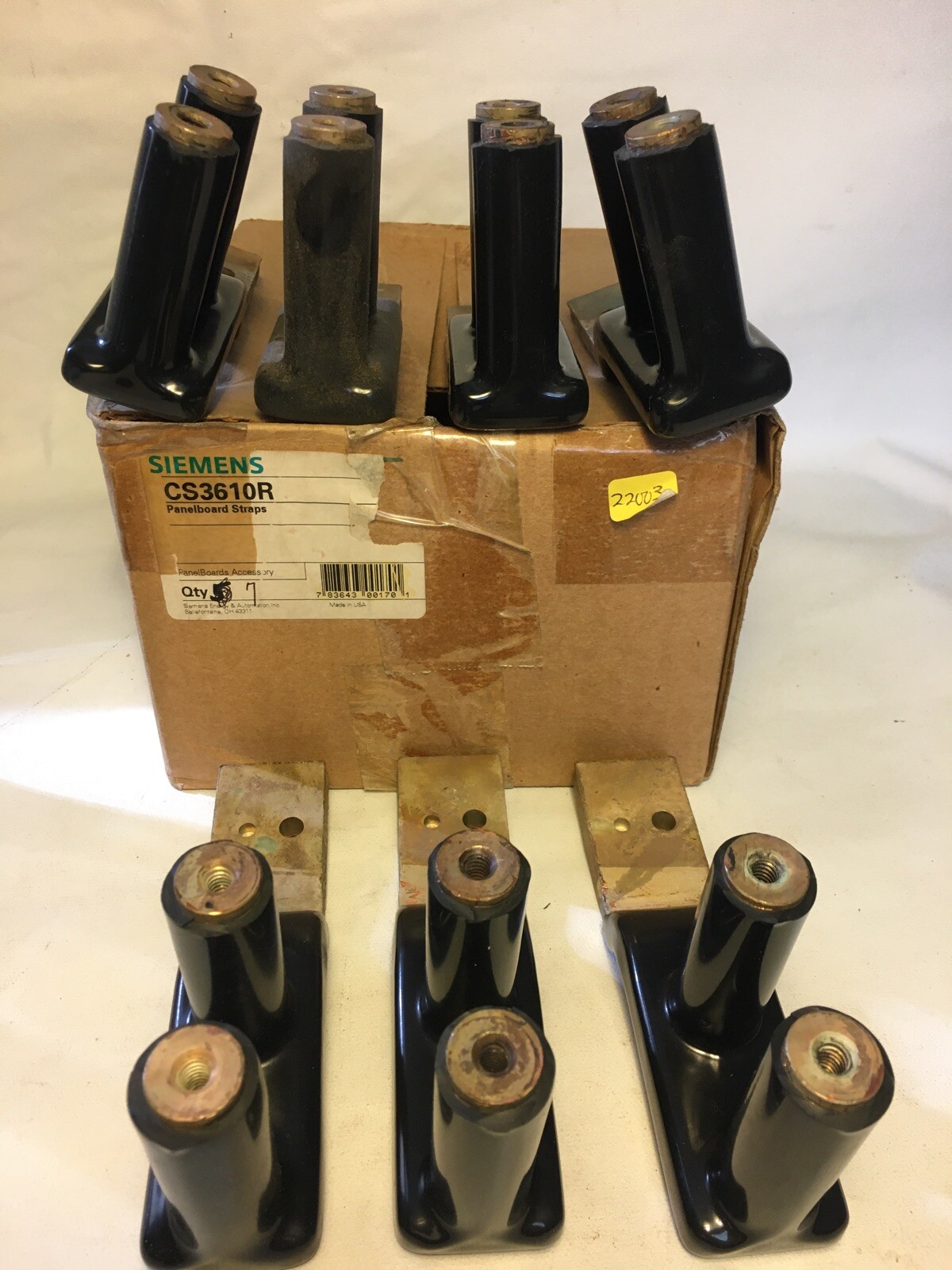 BOX OF 7 NEW SIEMENS CS3610R PANELBOARD STRAPS FOR CIRCUIT BREAKER | eBay