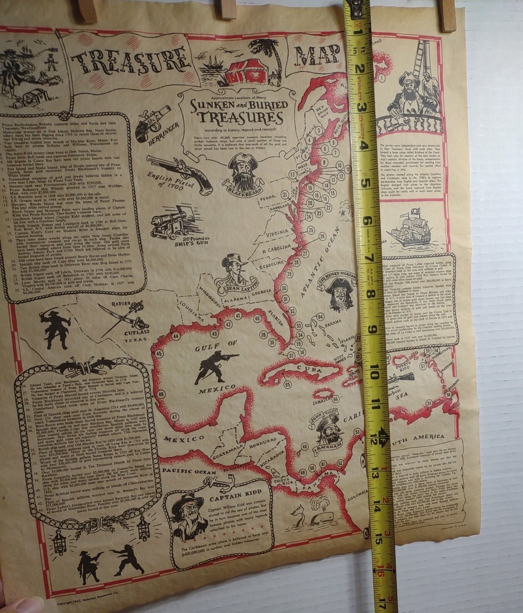 Historical Treasure Maps