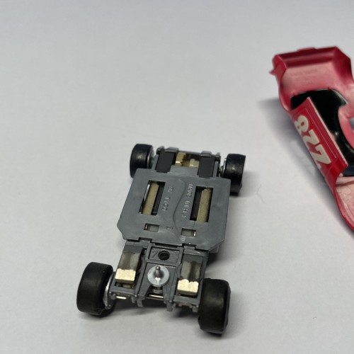 Tyco RED & White Camaro Z28 HO Race SLOT CAR HP2 Flex chasis Working ...