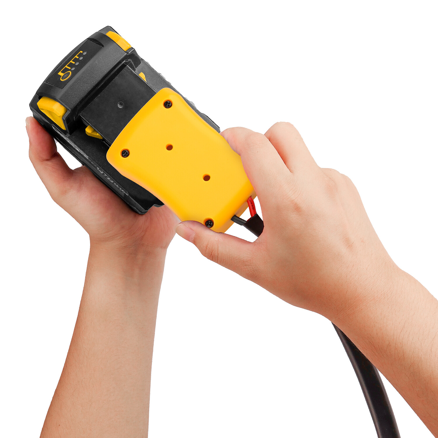 6.56ft For Milwaukee M18 For DEWALT Jumper Starter Jump Kit 8AWG Cable ...