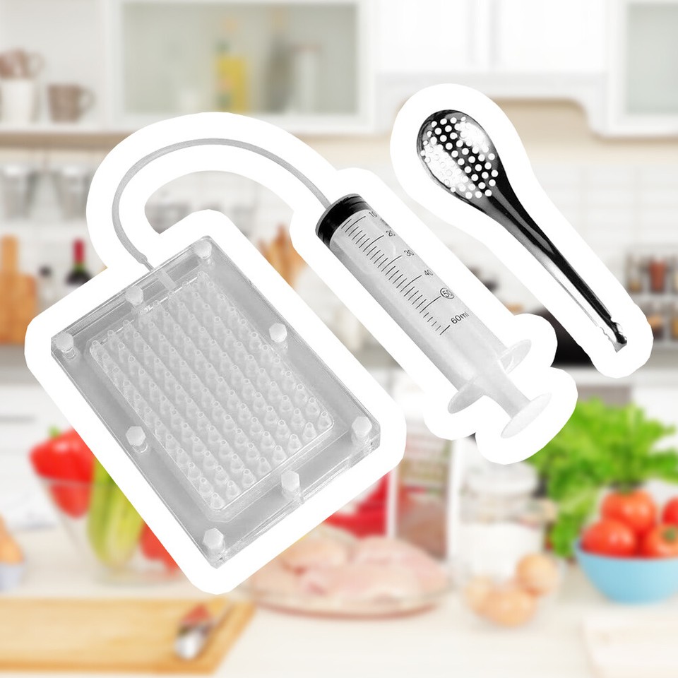 Caviar Spherification Tool with Spoon Dropper Gastronomy Kit Kitchen ...