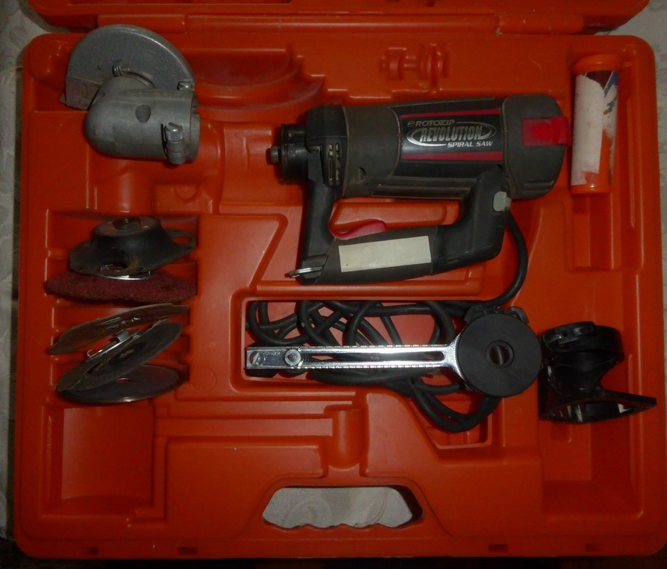 Rotozip Spiral Saw, Accessories, Plastic Case | eBay