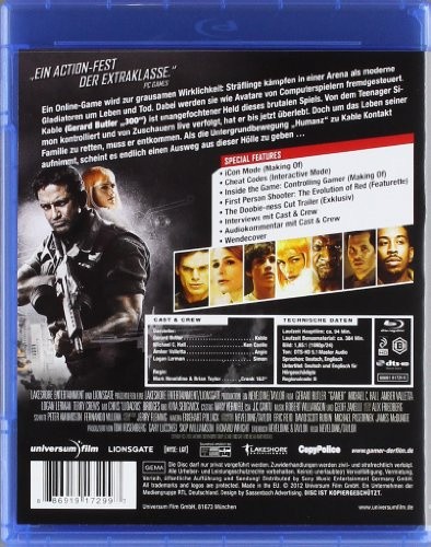Gamer - Extended Version [Region Free] [Blu-ray] - DVD - New ...