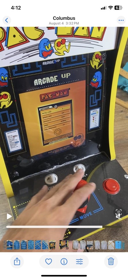 Arcade1up PAC-MAN Miniature Countercade Old-style Game Arcade Multi ...