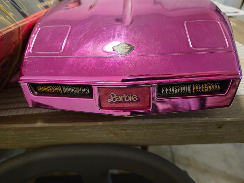 Vintage 1985 Barbie Doll Ultra 'Vette Toy Vehicle "PINK CAR" Estrela ...
