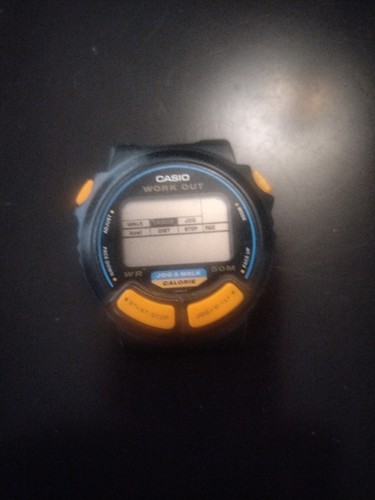VINTAGE 1990 CASIO JC-10 [879] JOG & WALK CALORIE RUNNING MAN | eBay