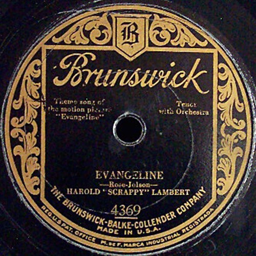 Brunswick 78 #4369 - Harold "Scrappy" Lambert - "Pagan Love Song ...