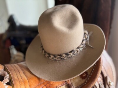 Charles Russell styled hat, SASS Cowboy, Western Artist, sz 7 1/4 ...