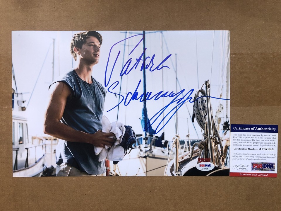Patrick Schwarzenegger Signed White Lotus Arnold son Autograph PROOF ...