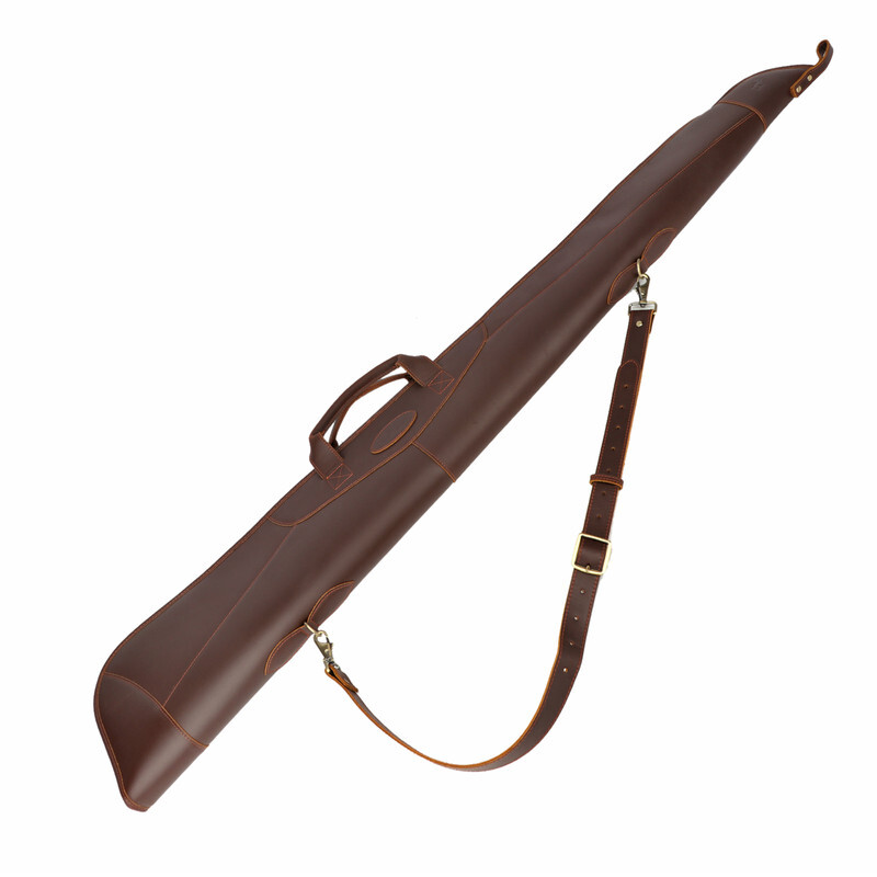 TOURBON Leather Shotgun Case Gun Slip Bag Shooting Padded Gift-Special ...