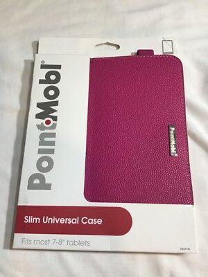 NEW - PointMobl Magenta Slim Universal Tablet Case ... fits 7" - 8 ...