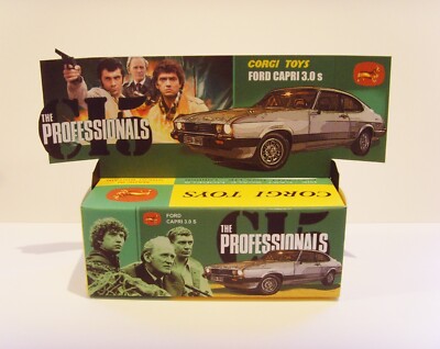 CORGI No.342 - THE PROFESSIONALS -CAPRI Custom box and display (No car ...