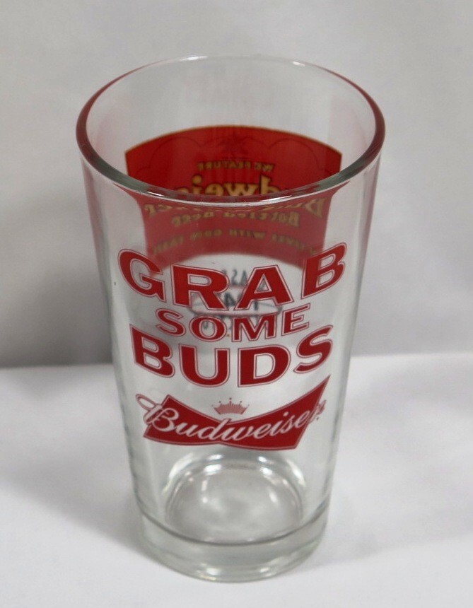 Budweiser Classic Collection 1947 "Grab Some Buds" Pint Beer Glass | eBay
