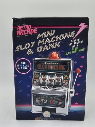 Mini Home Slot Machine And Bank - Las Vegas Style Casino Coin Winning ...