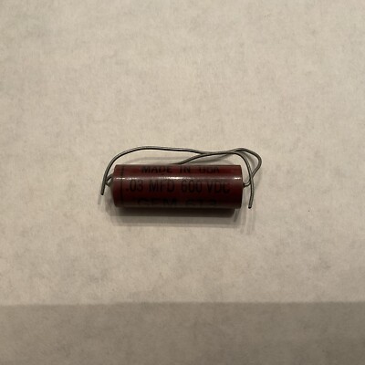 Mallory Gem 613 PAPER CAPACITOR .03 MFD 600V Wax Mold Paper Fender ...