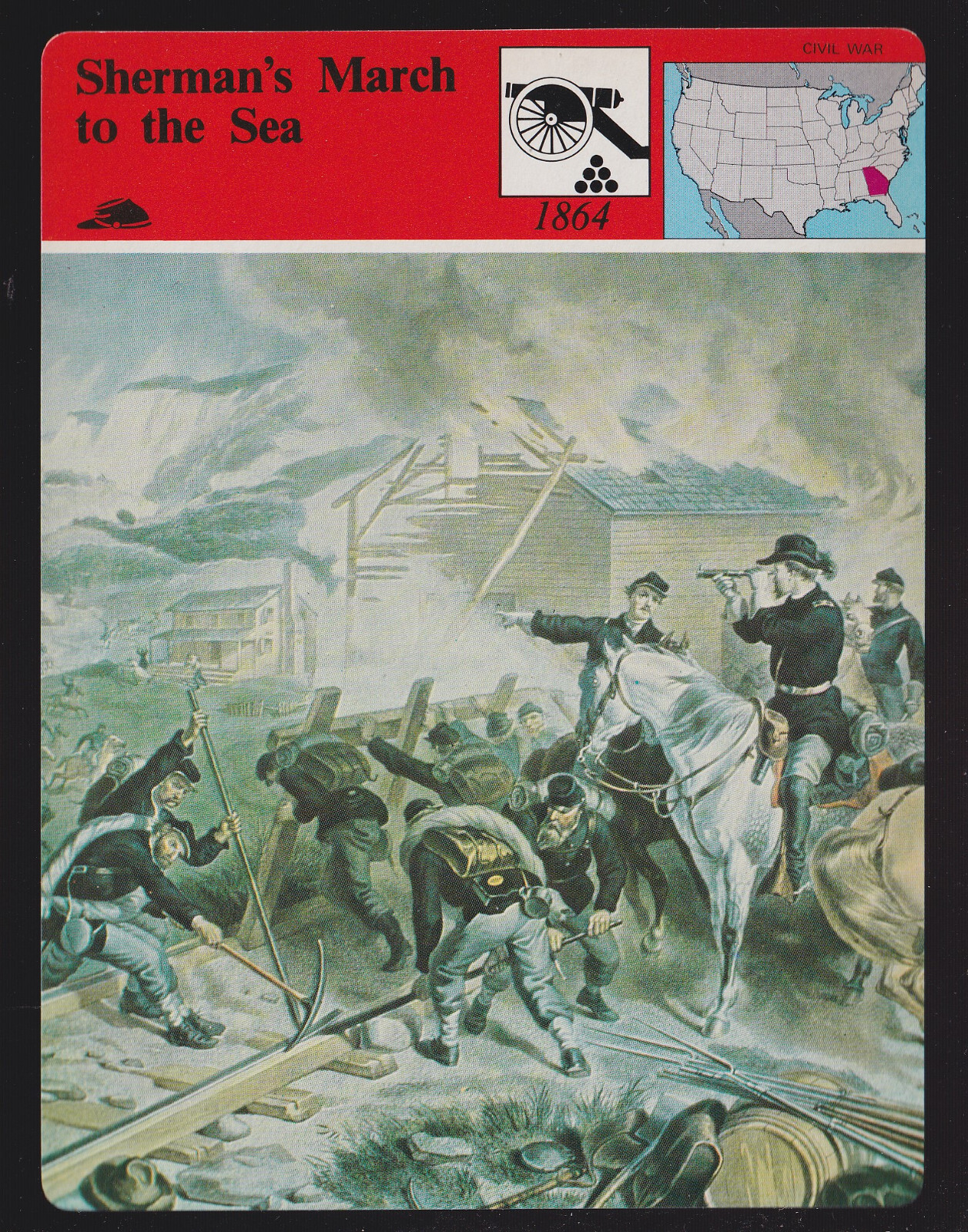 WILLIAM TECUMSEH SHERMAN'S MARCH TO THE SEA Civil War 1979 STORY OF ...