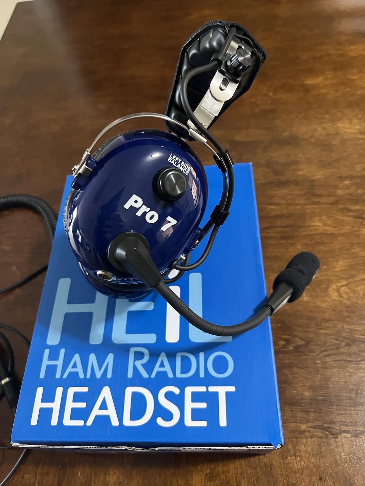 Heil Pro 7 Ham Radio Headset (BLUE) with Microphone and AD-1-Yaesu ...