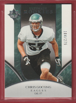 2006 Ultimate Collection #281 Chris Gocong RC Rookie /275 - 186🔥🏈🔥 | eBay
