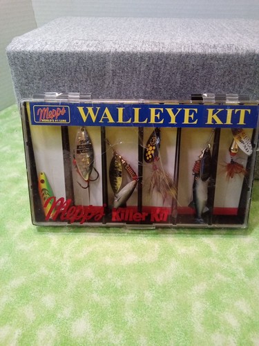 Vintage Mepps Walleye Killer Kit 6 Lures New But Plastic Wrap Is Torn ...