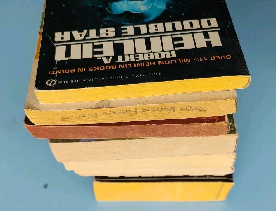 Lot of 9 Robert A. Heinlein Vintage Paperback Books Science Fiction Pb ...