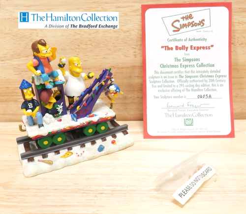 Simpsons Christmas Express Train "The Bully Express" #10 Hamilton | eBay