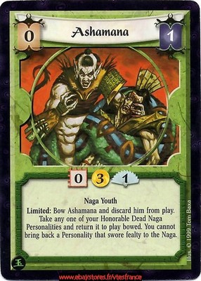 Ashamana - Naga / Pearl Edition ENG L5R CCG | eBay