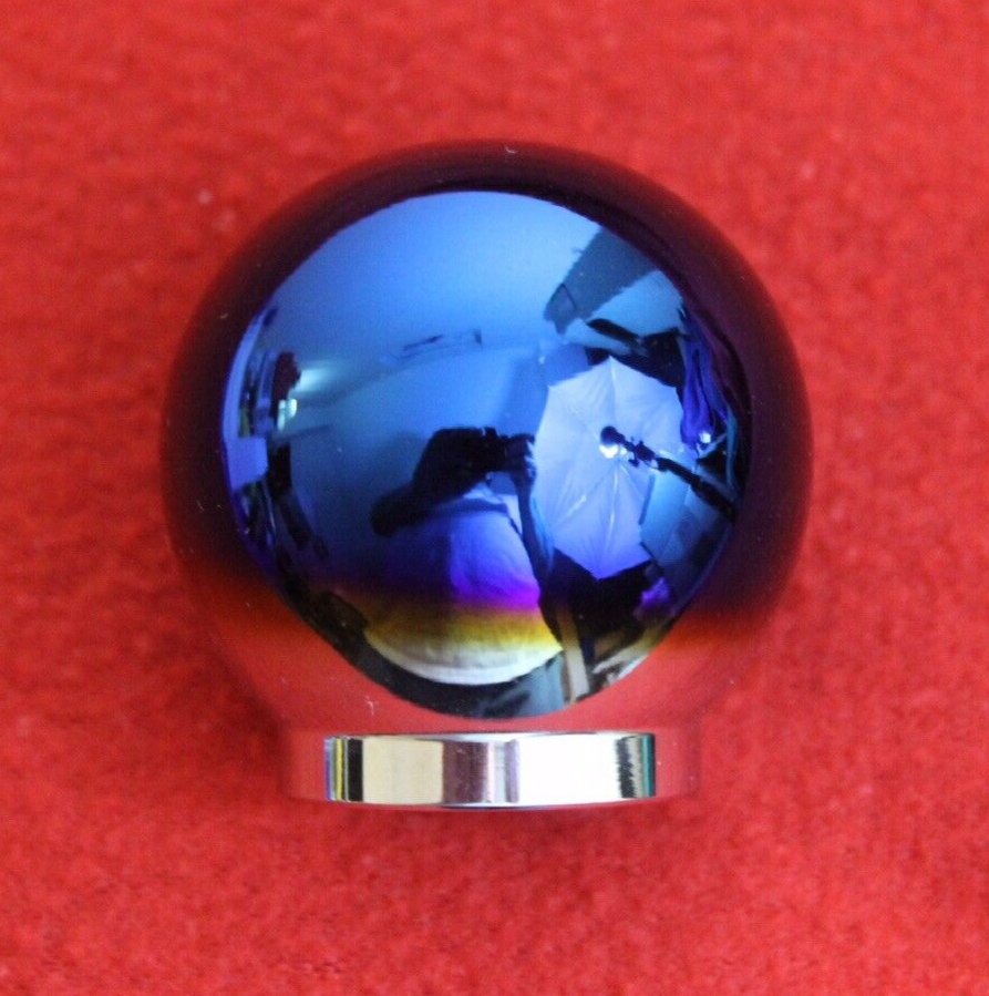 Blue Steel Gear Shift Knob Handle Accessory Auto Truck Manual Shifter ...