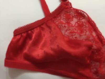 ZENIT Bra size it 1a us 32a eu 70a Unpadded wireless Red | eBay