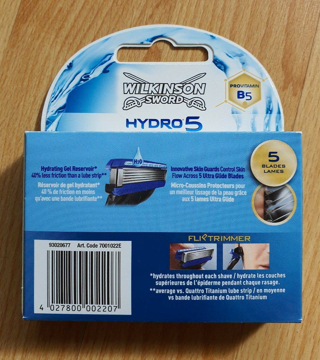 Wilkinson Sword 70000250 Hydro 5 Razor Blades - 4 Pieces for sale ...