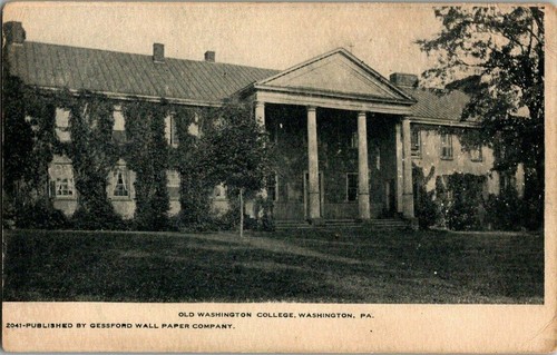 1905. WASHINGTON, PA. OLD WASHINGTON COLLEGE. POSTCARD EE1 | eBay