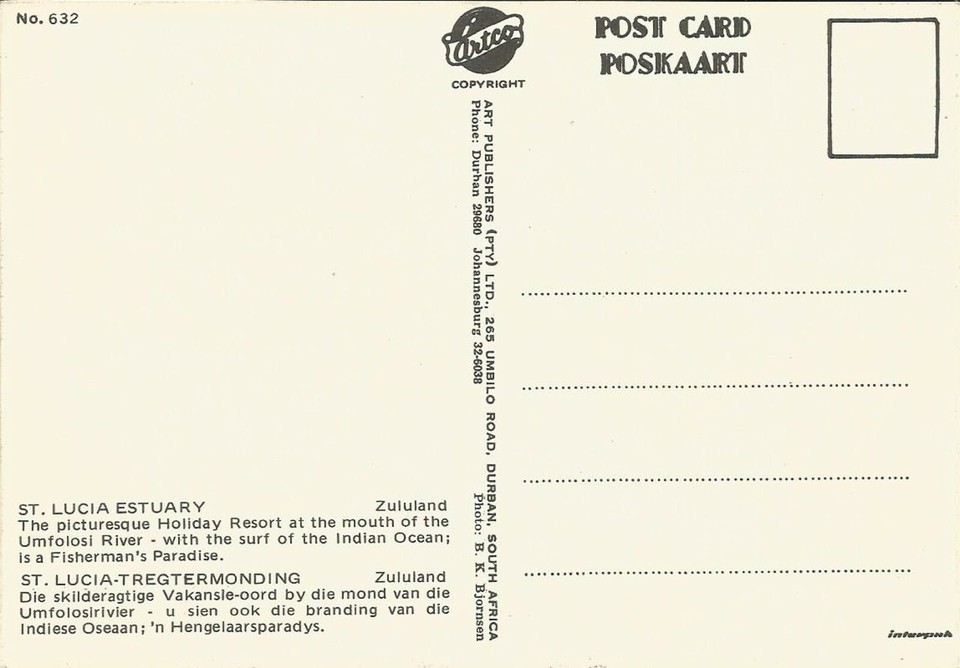 Vintage Lake St. Lucia Estuary Holiday Resort Zululand South Africa ...