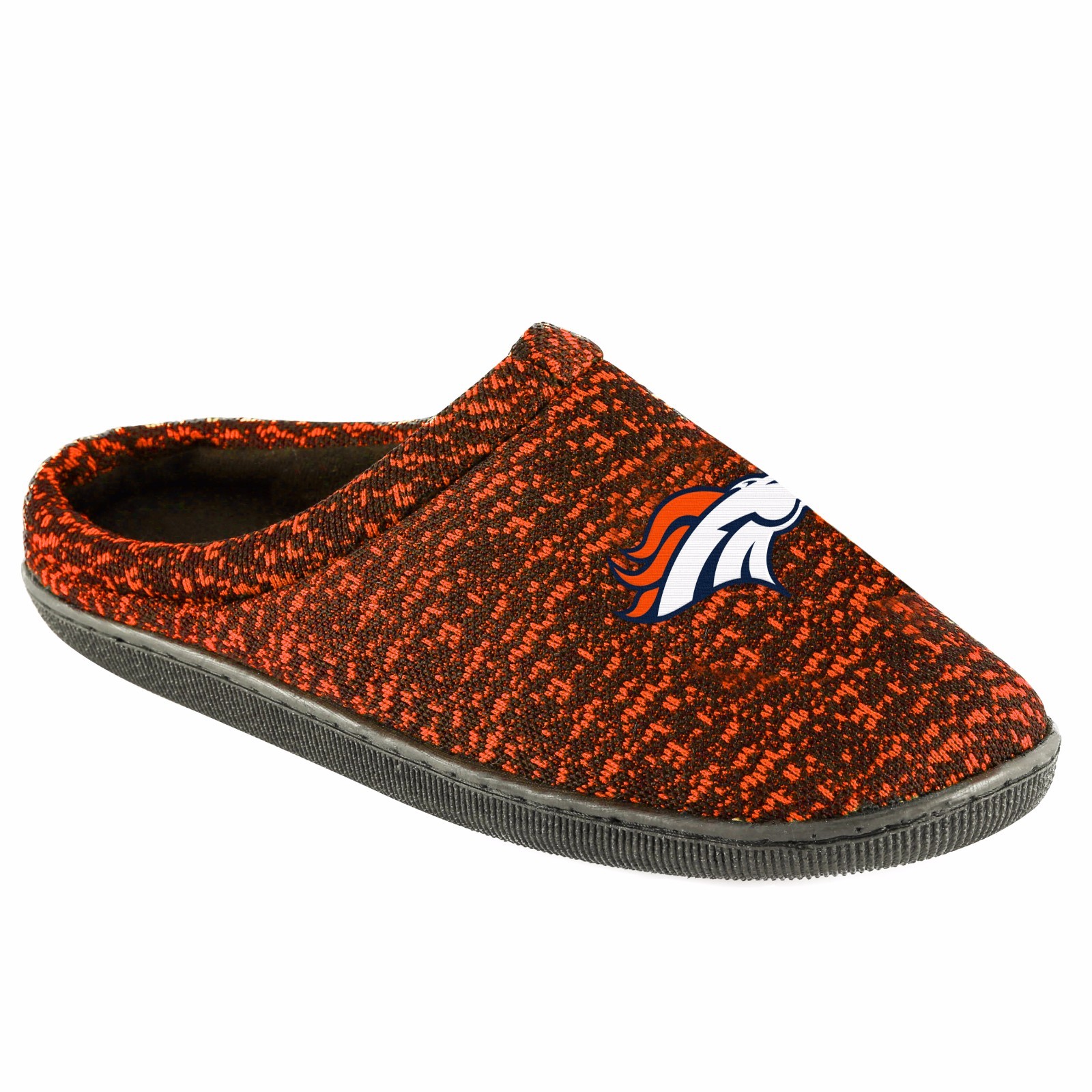 Football Poly Knit Cup Sole Slippers House Shoes Slide On New - Pick ...