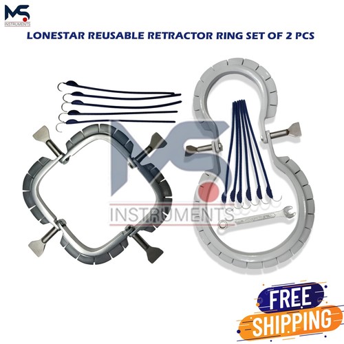 lonestar veterinary retractor Rings Reusable Set Of 2 Pcs Veterinary ...