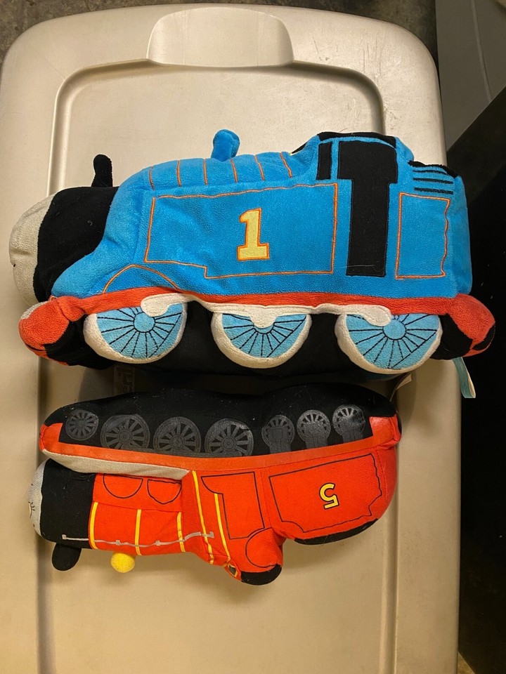 Thomas Tank Friends Plush Cuddle Pillow Large 14" Jumbo Plush & James ...