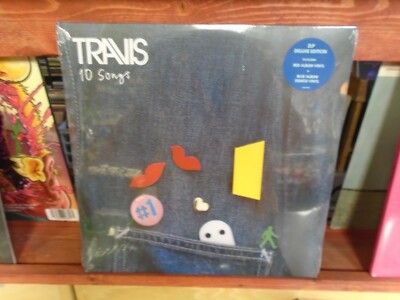 TRAVIS 10 Songs 2x LP NEW RED & BLUE Colored vinyl [Synth Gatefold 9th ...