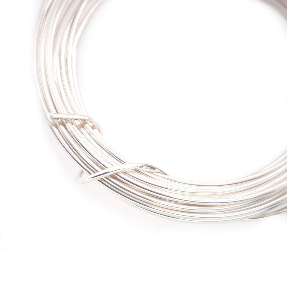 925 Sterling Silver wire Dead Soft Round 2-16 17 18 19 20 21 22 24 26 ...