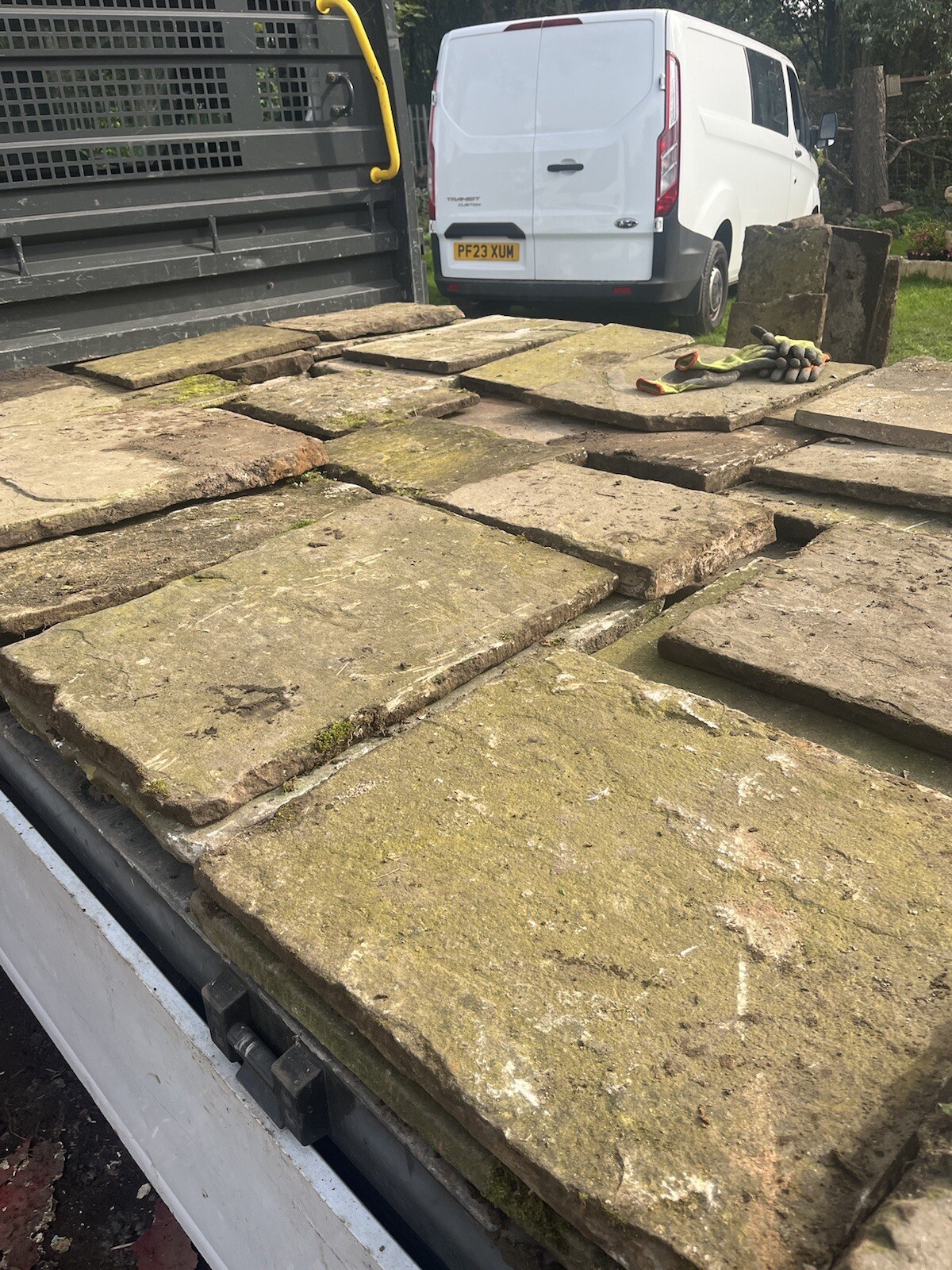 Yorkshire stone flags Paving Reclaimed | eBay UK