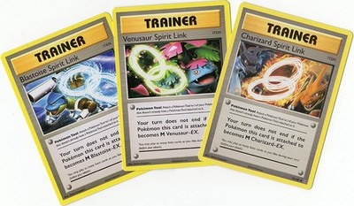 Pokemon Spirit Link Card Lot - Charizard 75/108 - Venusaur 89/108 ...