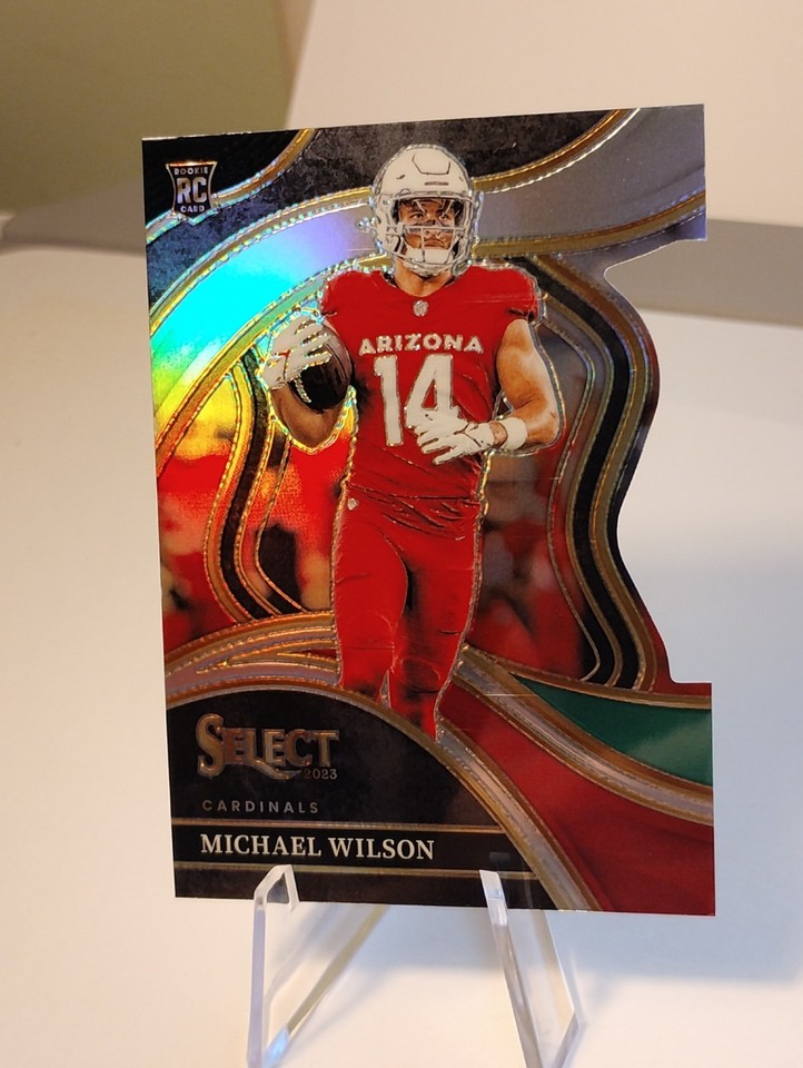2023 Panini Select - Club Level Michael Wilson #234 Black & Green Prizm Die-Cut | eBay
