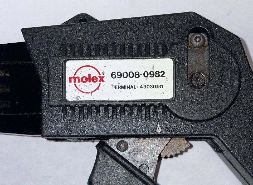 Molex Crimping / Press Tool 69008-0982 Head 43030/31 | eBay