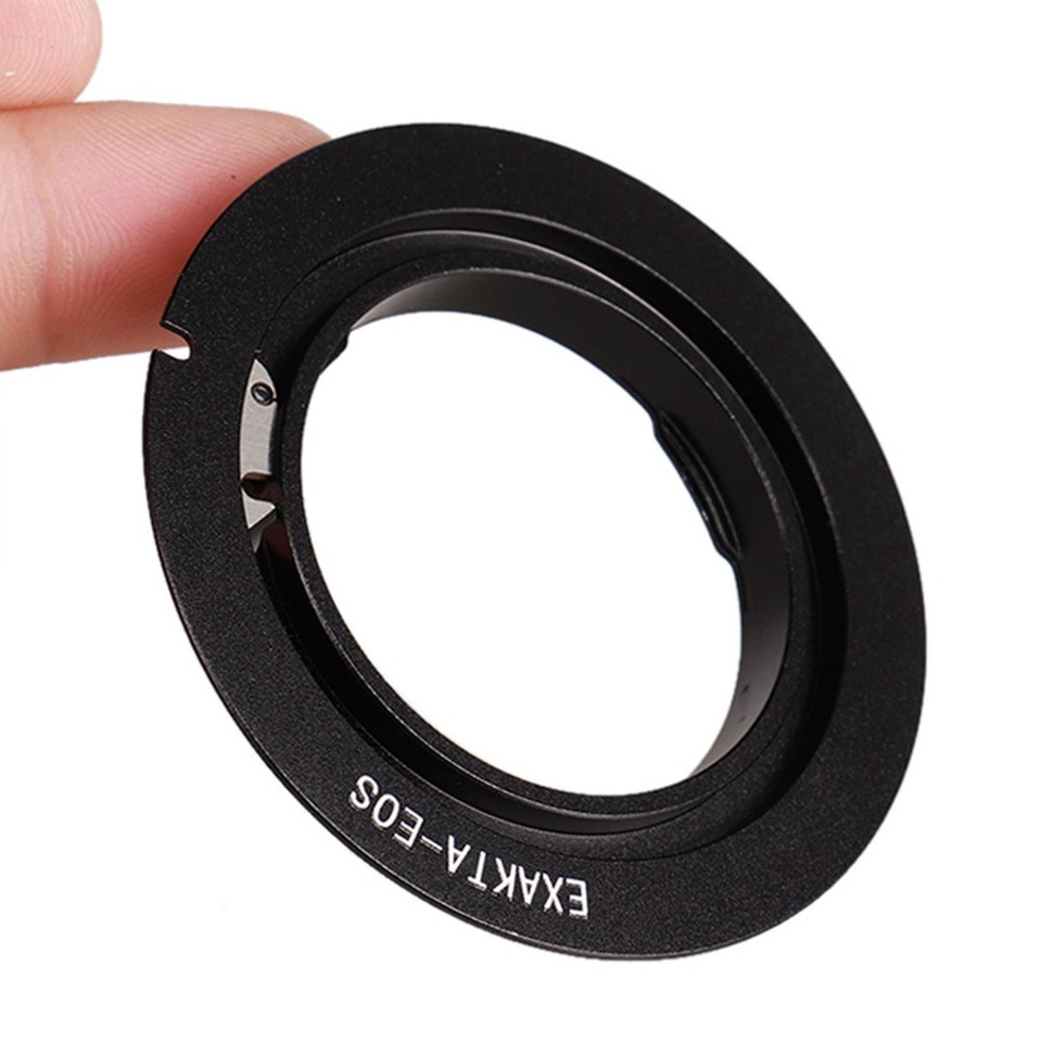 Black Aluminum Alloy Camera Lens Mount Adapter For Canon EOS/EF SLR EXA ...