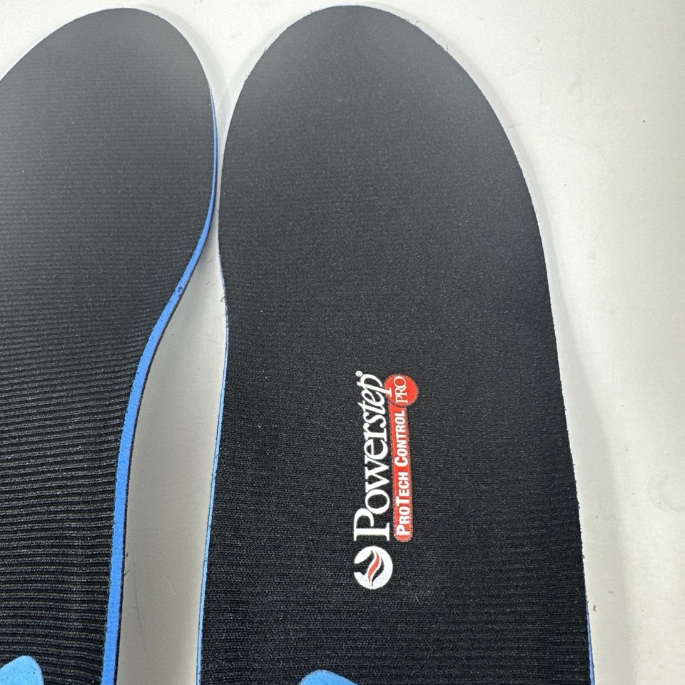 Powerstep Pro ProTech Full Length Orthotic Support Insoles Mens Size 12 ...