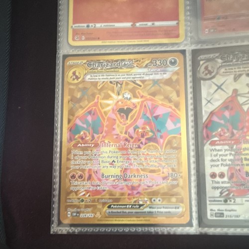 Charizard ex Pokémon TCG Obsidian Flames Holo Tera Card Lot English ...