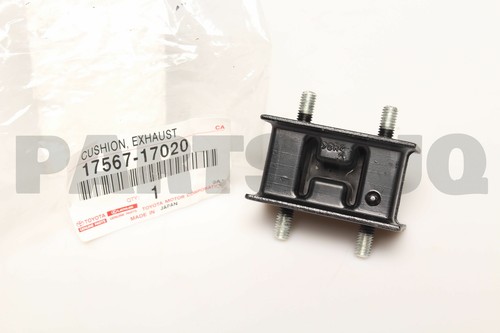 1756717020 Genuine Toyota CUSHION, EXHAUST PIPE CENTER, REAR 17567 ...