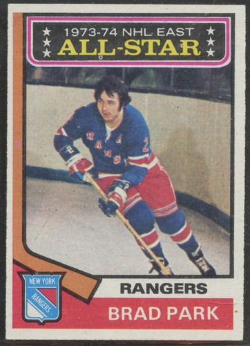 1974-75 Topps #131 Brad Park New York Rangers Hall-of-Fame NHL East All ...