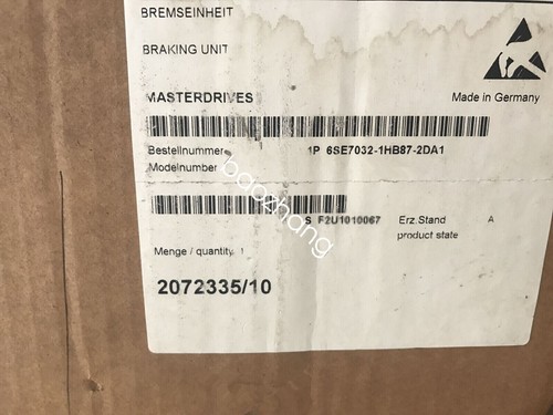6SE7032-1HB87-2DA1 NEW SIEMENS SINAMICS/SIMOVERT MASTERDRIVES Braking ...